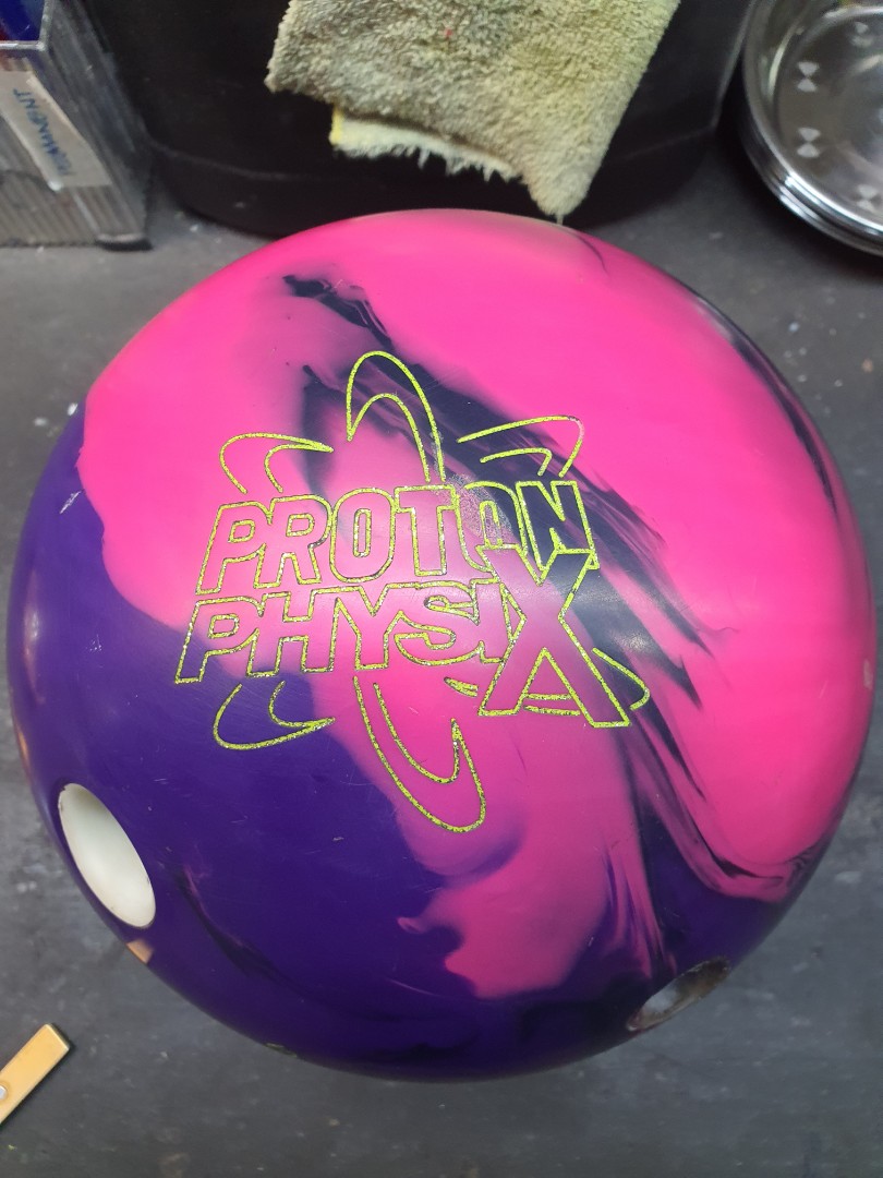 CHEAPEST $150!!! PROFESSIONAL EQUIPMENT BOWLING BALL PROTON PHYSIX BY ...