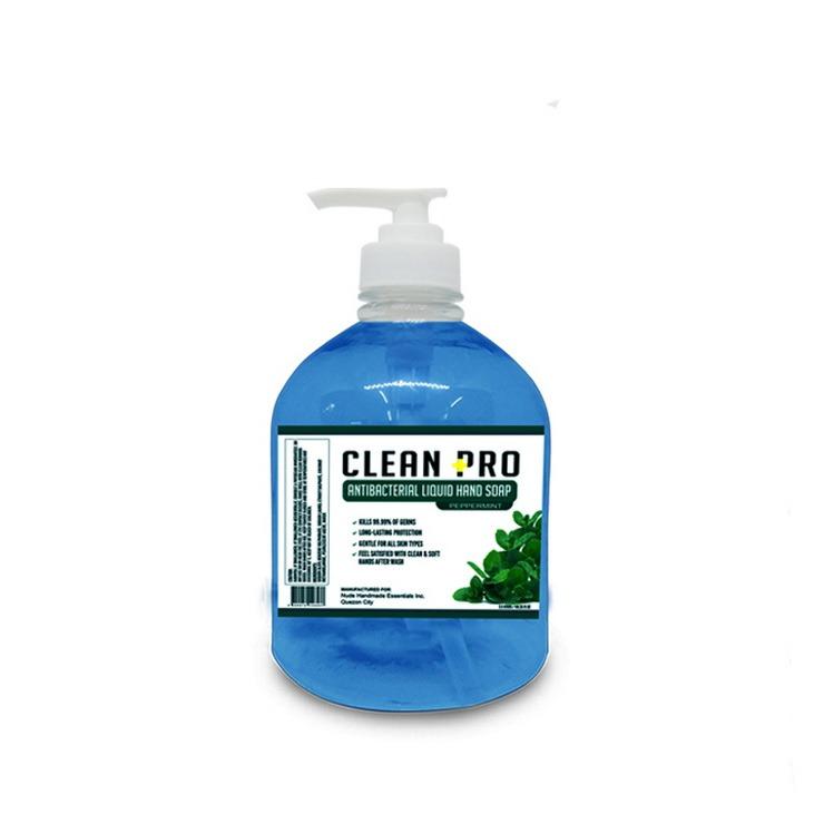 Clean Pro Antibacterial Hand Soap Peppermint Scent, Beauty & Personal ...