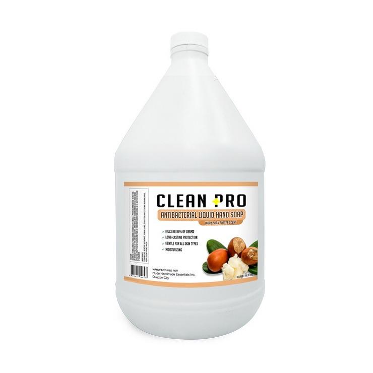 Clean Pro Antibacterial Hand Soap Warm Shea Butter Scent, Beauty ...