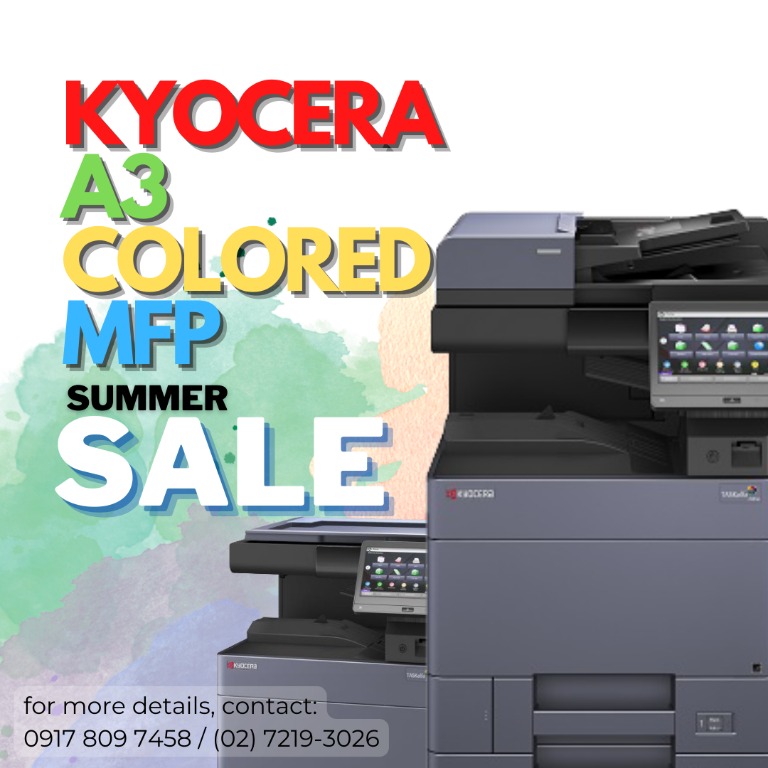 Colored A3 Xerox Photocopier Kyocera - All in One - A3 Copier Printer ...