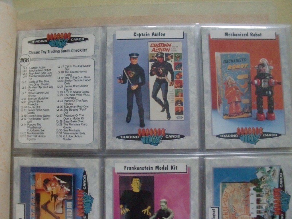 CWT014 - Classic Toys Trading Cards 懷舊玩具 收藏咭/ 集換卡 (全套66張 連卡頁 及文件夾 ...