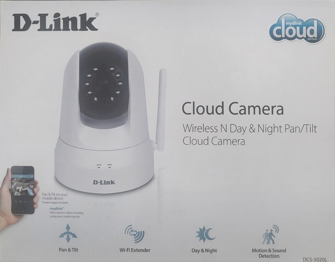 Dlink DCS 5020L Cloud wifi camera, Furniture & Home Living, Security ...