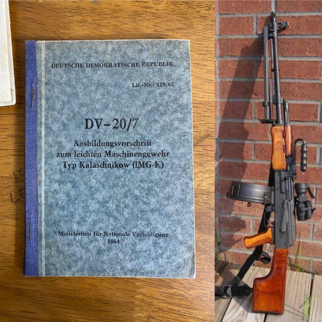 East German RPK Light Machine Gun Operator Manual (1st Edition ...