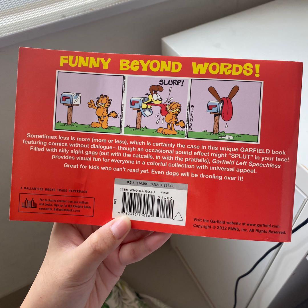 GARFIELD COMICS WITHOUT WORDS, Buku & Alat Tulis, Buku di Carousell