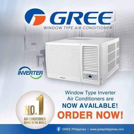 GREE INVERTER WINDOW TYPE AIRCON GJ09-GDR GJ12-6DR GJ18-6DR GJ24-6DR ...
