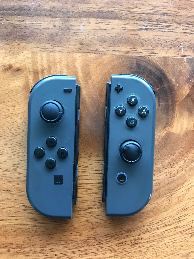 Original Nintendo Switch Controller Grey Joycons (Defective), Video ...
