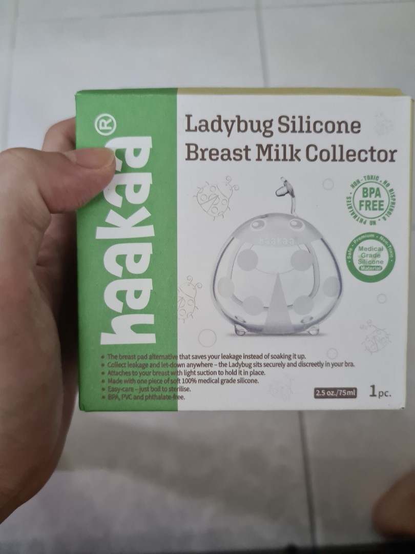 Haakaa Ladybug Silicon Breast Milk Collector, Babies & Kids, Nursing ...