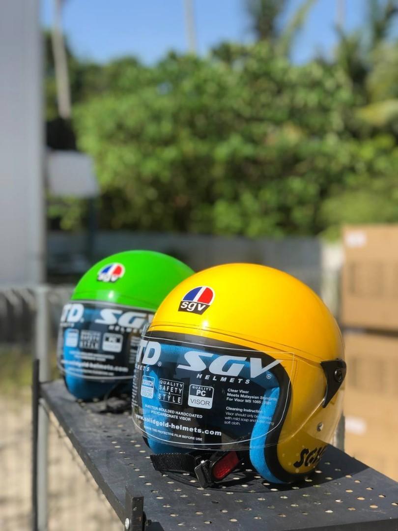 Helmet SGV Kids Visorex Helmet Budak Helmet Kanak Kanak, Auto ...