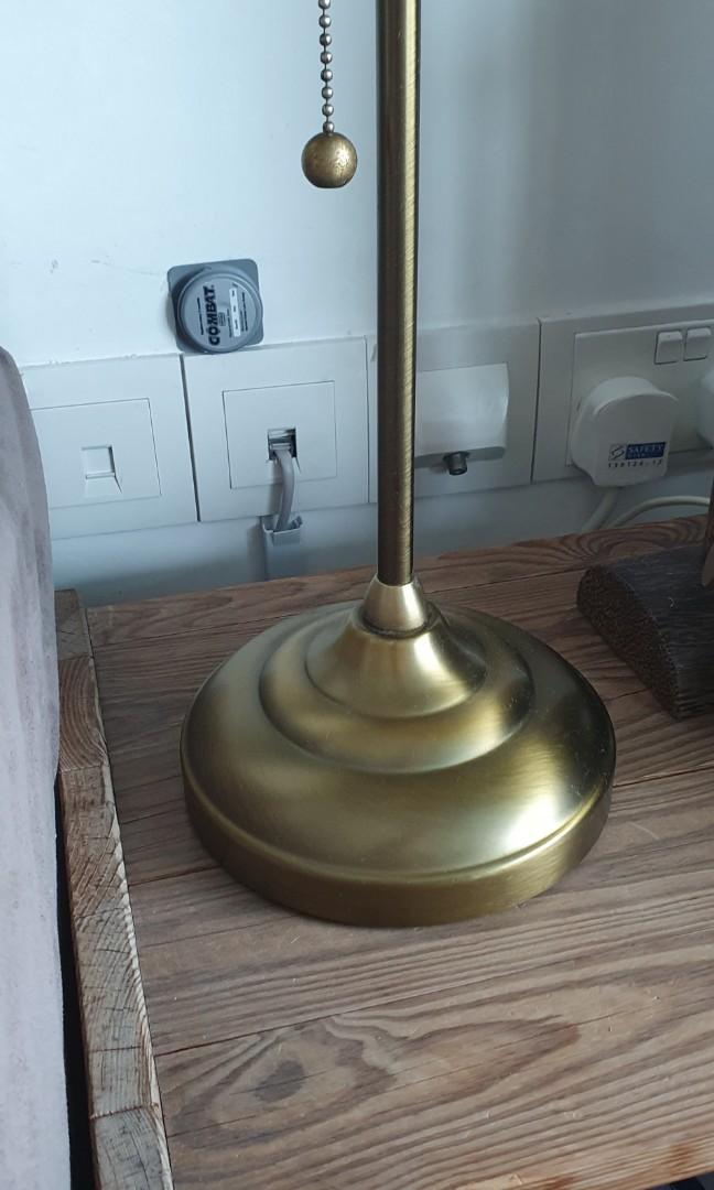 Ikea Astrid lamps and shades (2 floor and 1 table), Furniture & Home ...