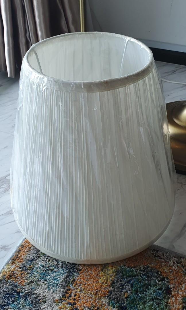 Ikea Astrid lamps and shades (2 floor and 1 table), Furniture & Home ...
