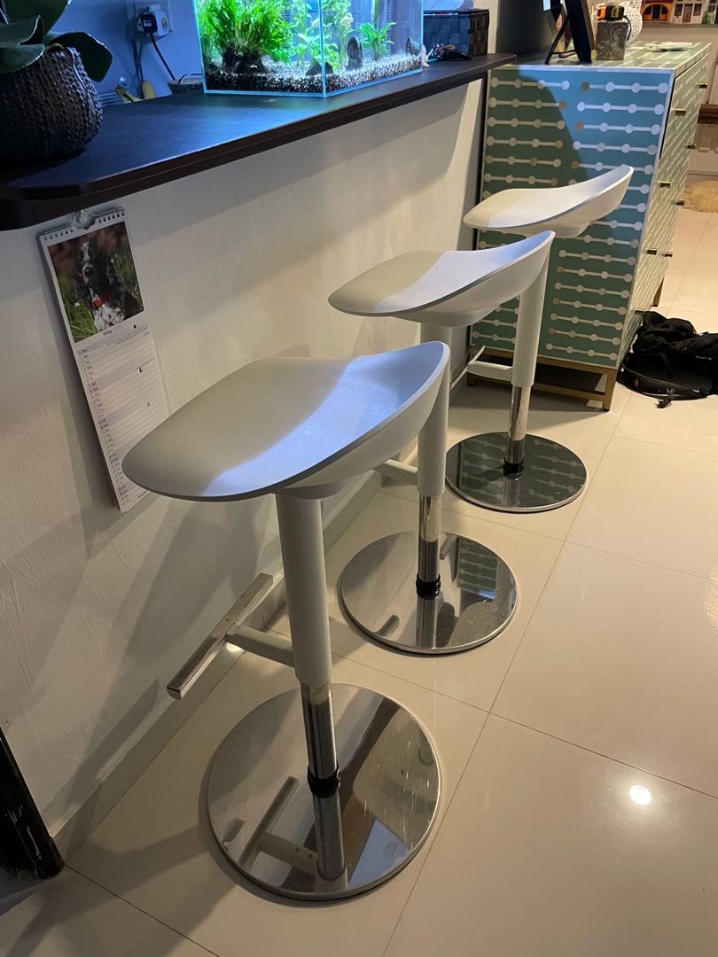 IKEA Janinge Bar Stools (x3), Furniture & Home Living, Furniture ...