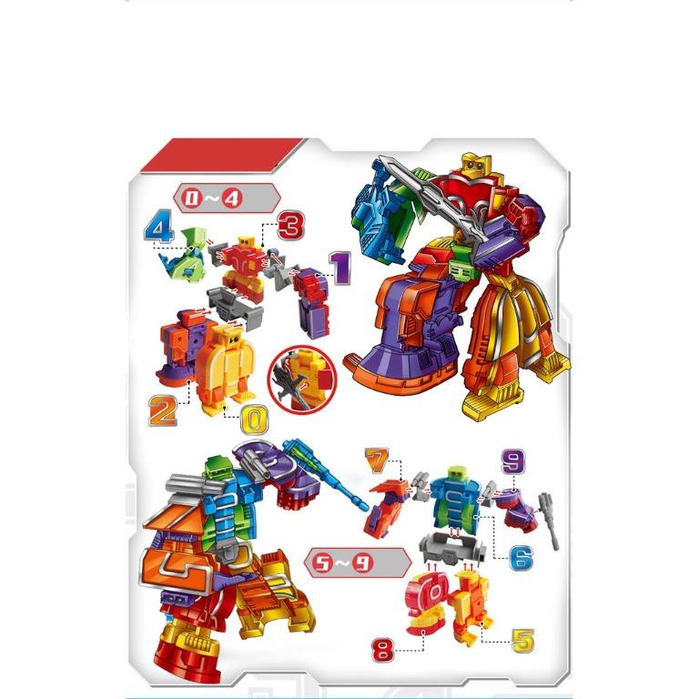IMP HOUSE Alphabet Robots Action Figure Alpha-Bots Educational Letters ...