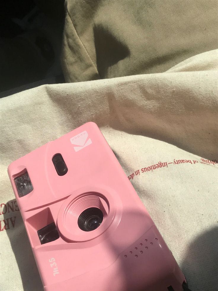 Kodak M35 pink film camera, Photography, Cameras on Carousell