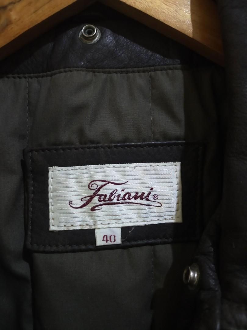 Leather Jacket Vintage Fabiani (Mens), Women's Fashion, Coats, Jackets ...