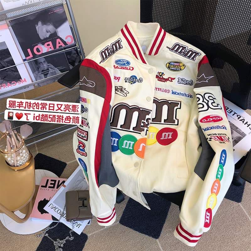 M&M Racing Jacket Varsity, Men's Fashion, Coats, Jackets and Outerwear ...