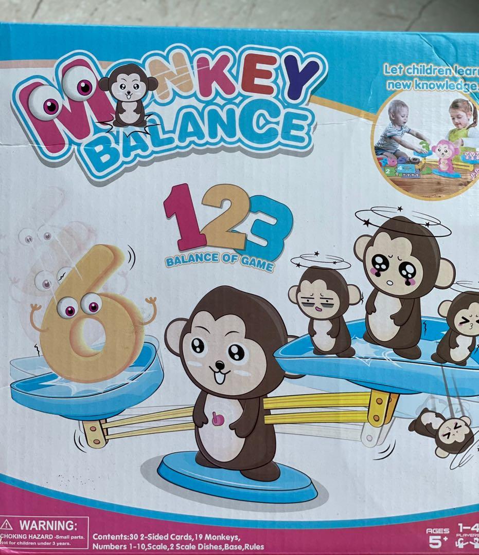 Monkey Balance Game - maths and calculation, 興趣及遊戲, 玩具 & 遊戲類 - Carousell