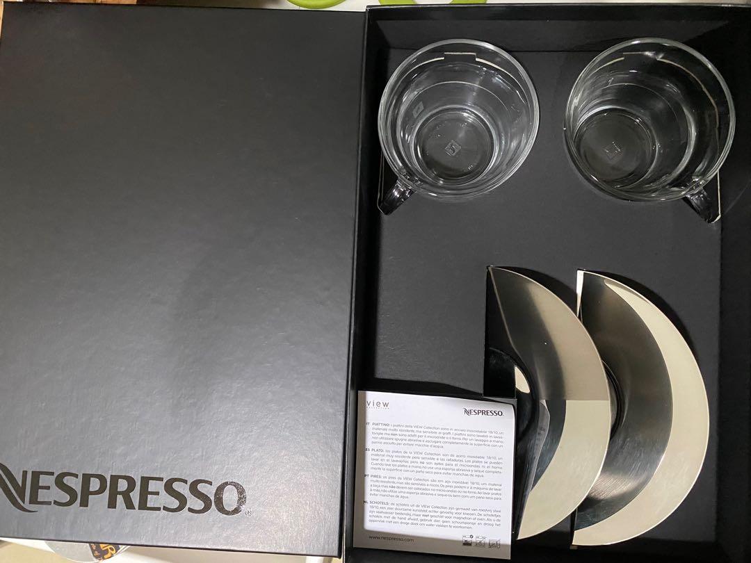 Nespresso View Collection Cappuccino Cups And Saucers 2 Cups And