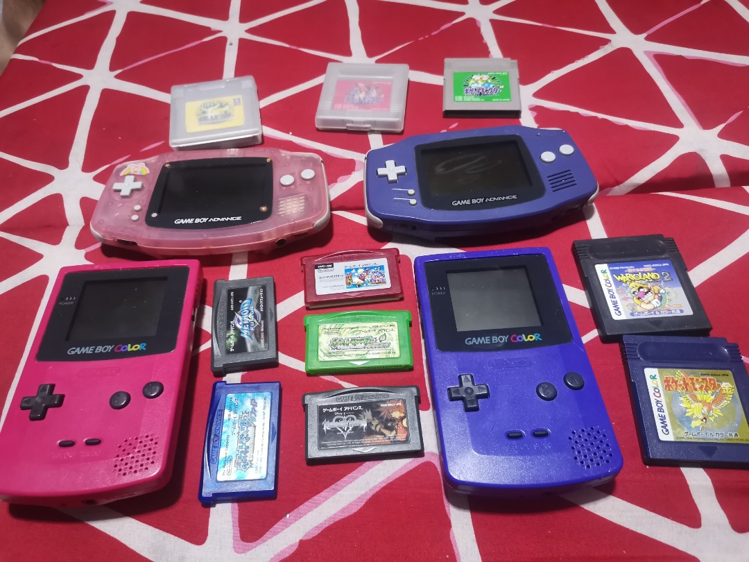 Nintendo Gameboy Color and Gameboy Advance, Video Gaming, Video Game ...