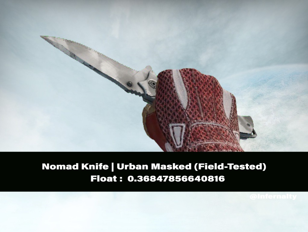 Nomad Knife Urban Masked FT CSGO SKINS KNIVES, Video Gaming, Gaming Accessories, In-Game ...