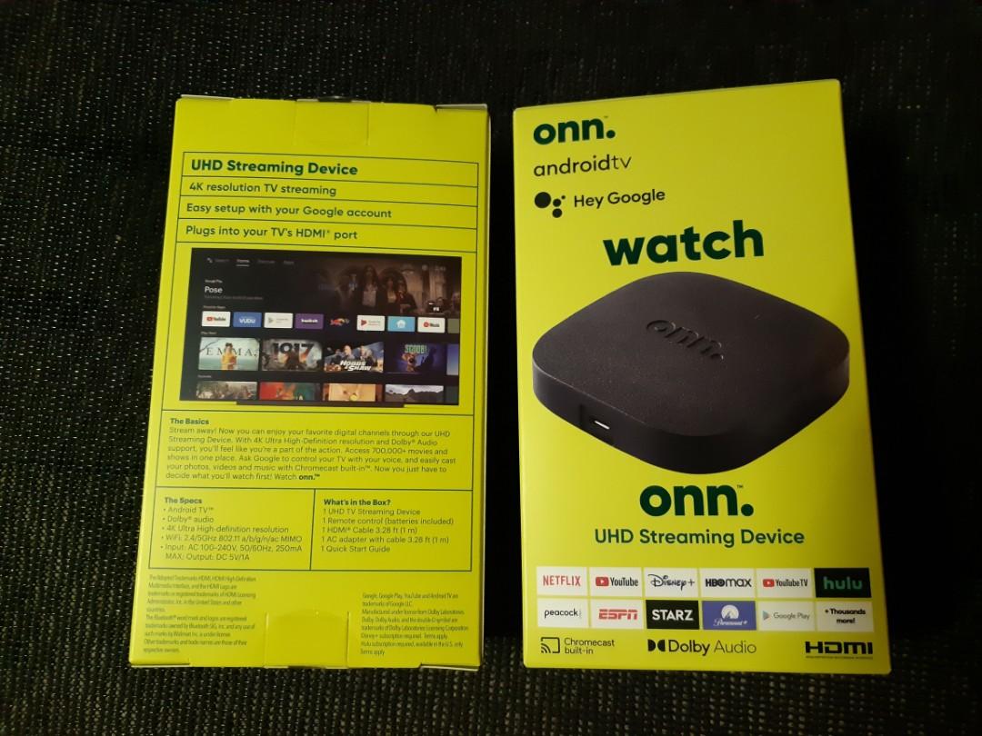 Onn android tv box（同Google Chromecast 4差不多）, 家庭電器, 電視 & 其他娛樂, 娛樂系統及智能家居 ...