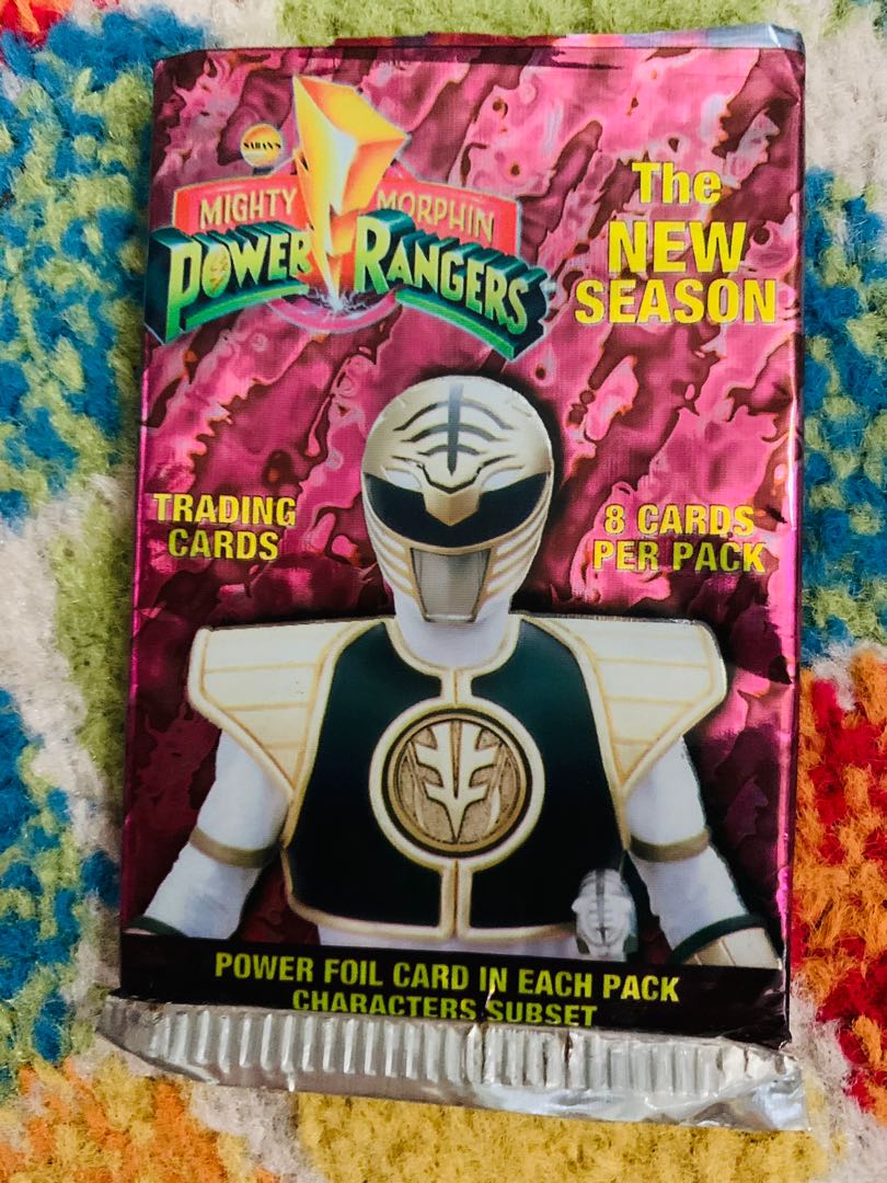 Memorabilia Vintage 1990s Mighty Power Rangers Unopened Trading Card ...
