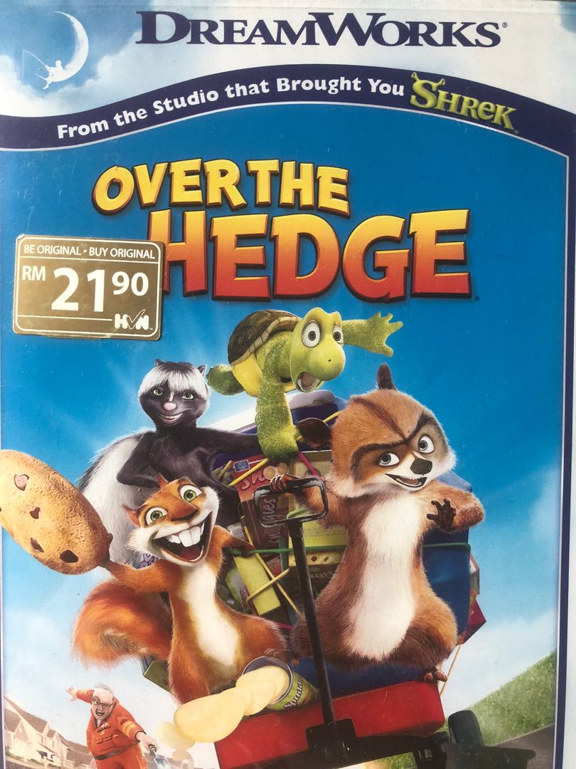 OVER THE HEDGE DVD, Hobbies & Toys, Music & Media, CDs & DVDs on Carousell