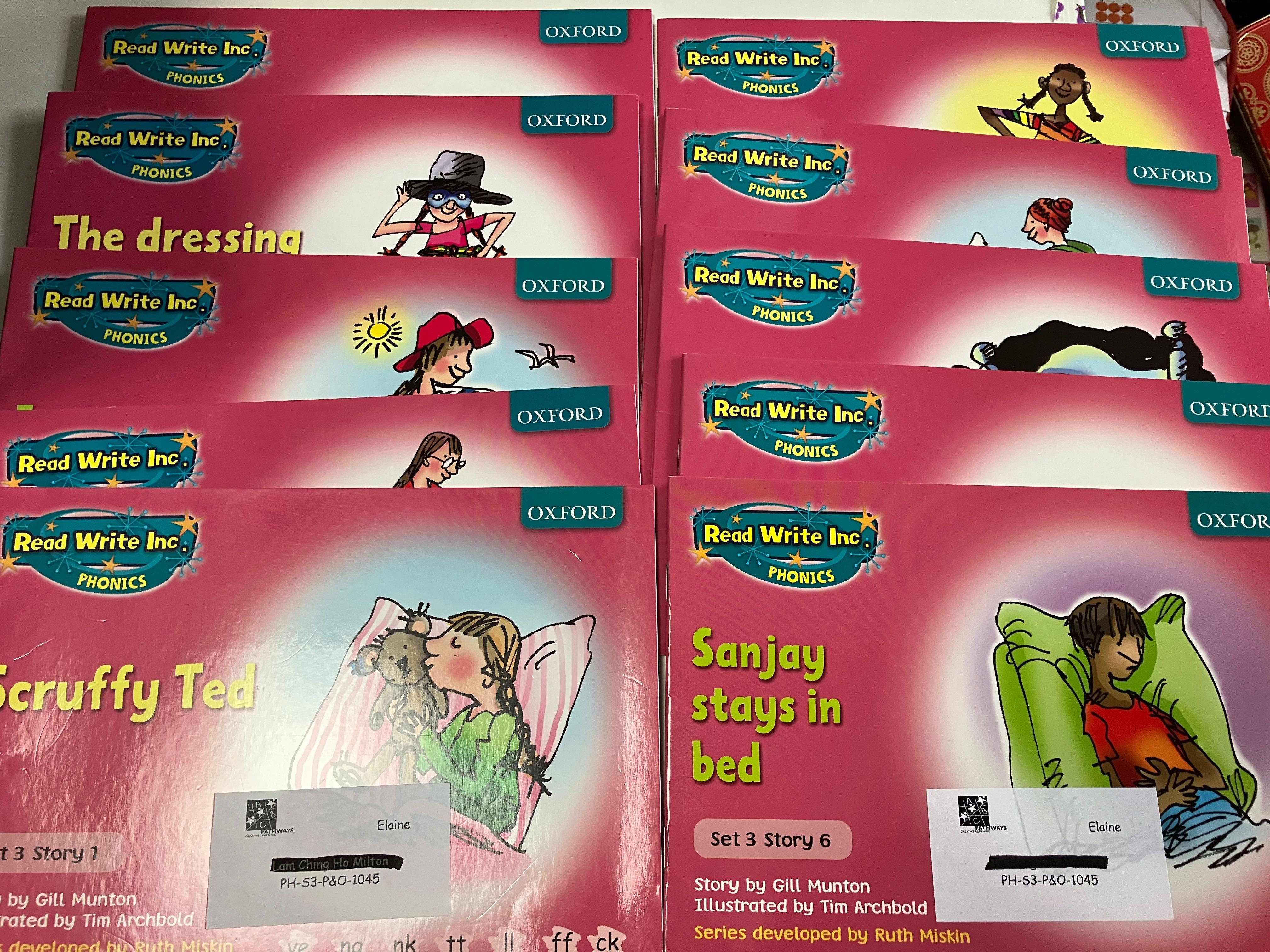 Oxford Phonics RWI (Pink story book), 興趣及遊戲, 書本 & 文具, 小說 & 故事書 - Carousell