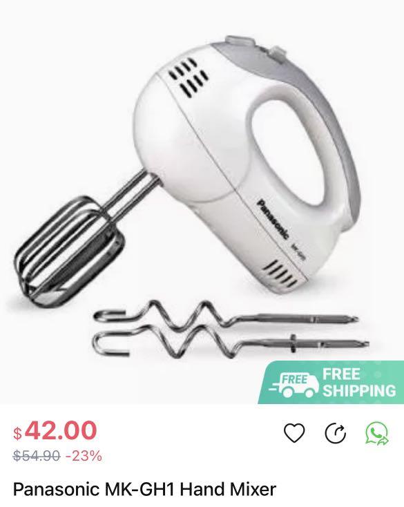 Panasonic hand mixer, TV & Home Appliances, Kitchen Appliances, Hand ...