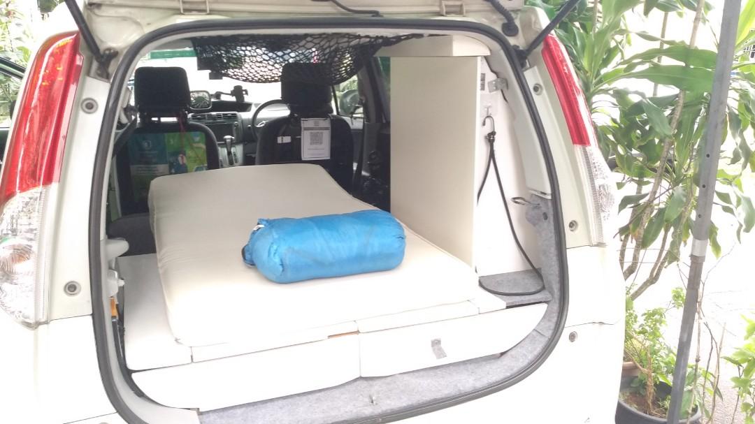 Perodua Alza camper DIY home made for car camping, Auto Accessories on ...