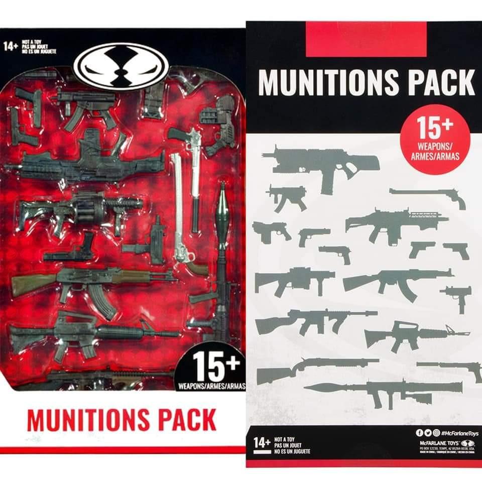 *Pre order* McFarlane Toys Store Exclusive Munitions Weapons Pack for 7 ...