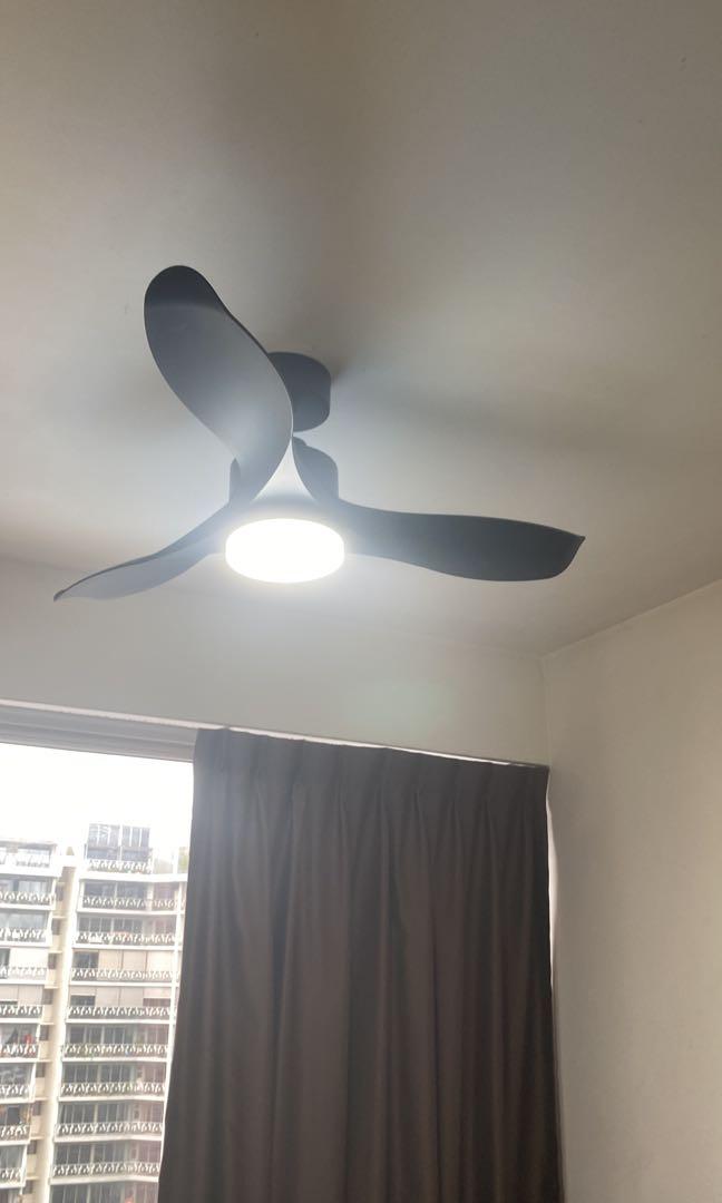 REMOTE CONTROL -CEILING FAN with LED LIGHTS, Furniture & Home Living ...