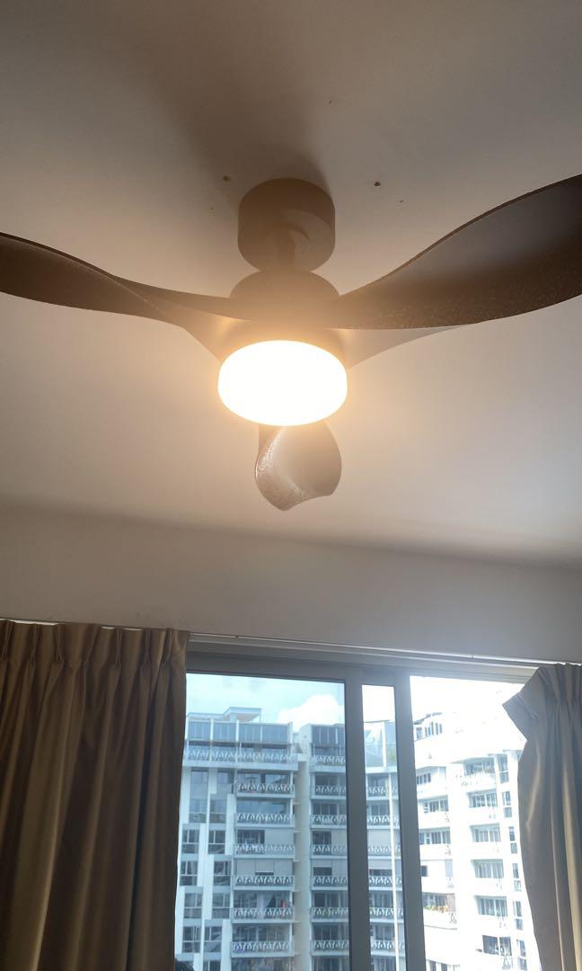 REMOTE CONTROL -CEILING FAN with LED LIGHTS, Furniture & Home Living ...