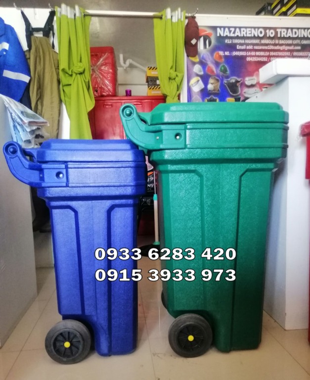roller King Wheeled Trash Bin 150 Liters & 250 Liters, Furniture & Home ...
