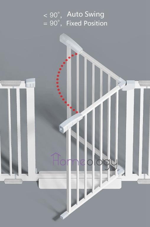 Safety Baby Gate Type B Auto Swing Safety Gate, Babies & Kids, Baby ...