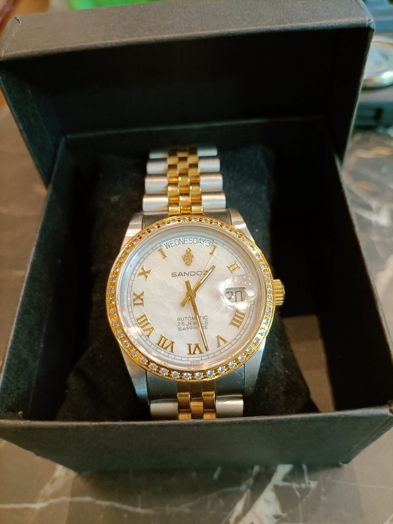 Sandoz Swiss automatic watch, Luxury, Watches on Carousell