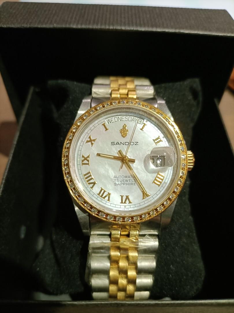 Sandoz Swiss automatic watch, Luxury, Watches on Carousell