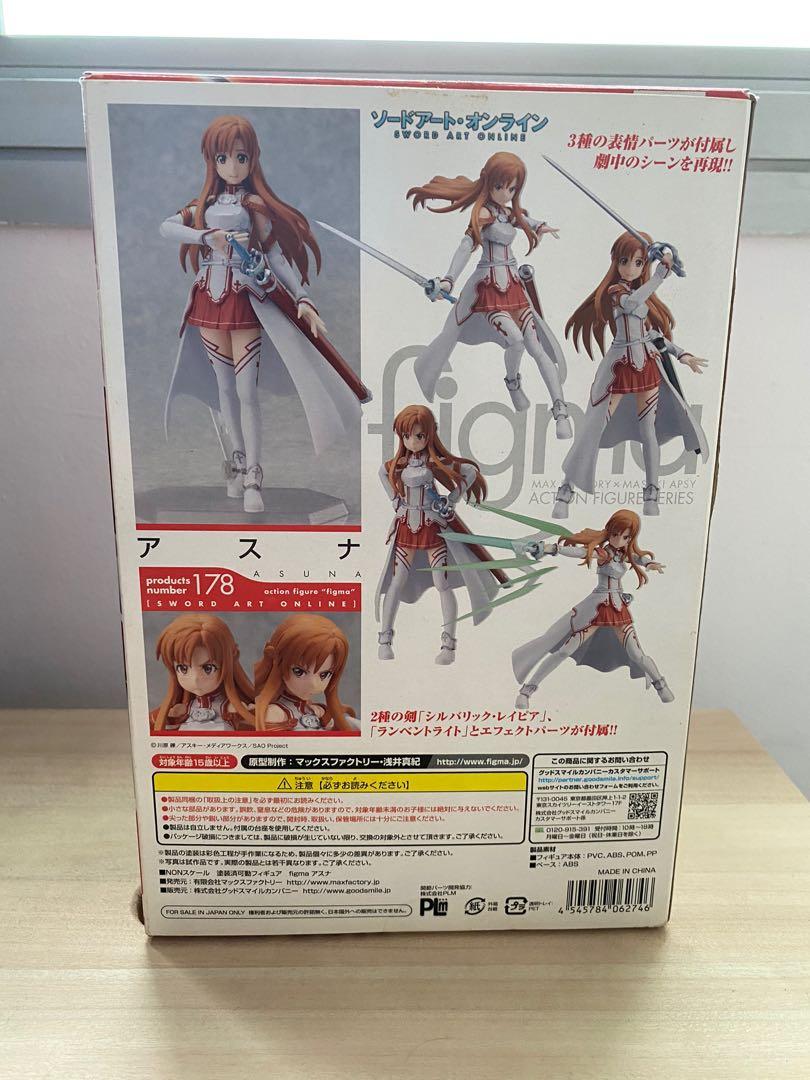 SAO Asuna Figma 178 Action Figure, Hobbies & Toys, Memorabilia ...