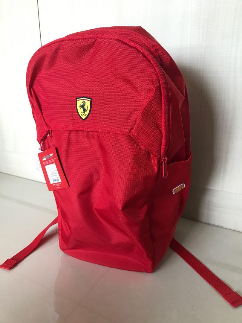 Scuderia Ferrari bag pack, Women's Fashion, Bags & Wallets, Backpacks ...