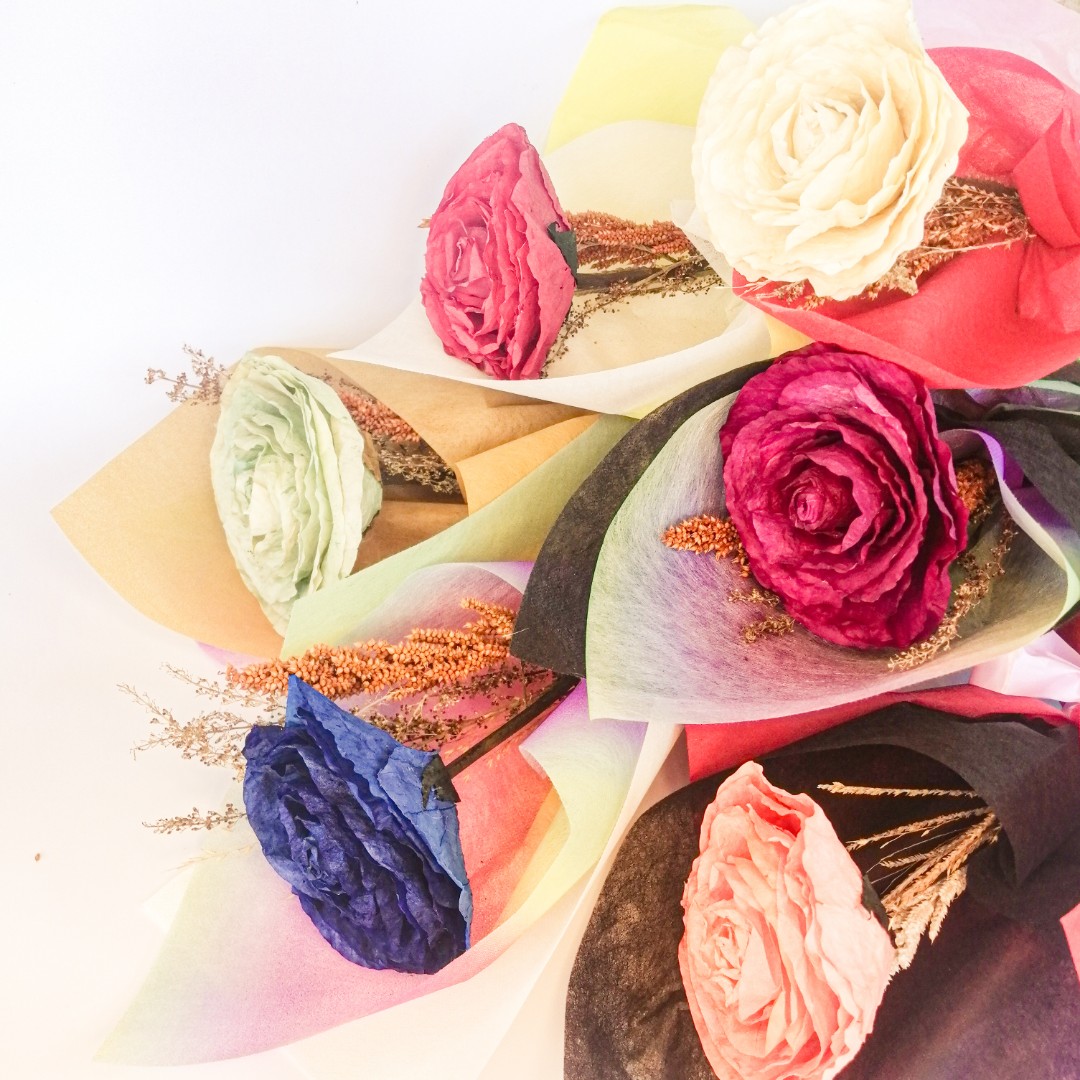 Single fossilized rose bouquet, Hobbies & Toys, Stationary & Craft ...