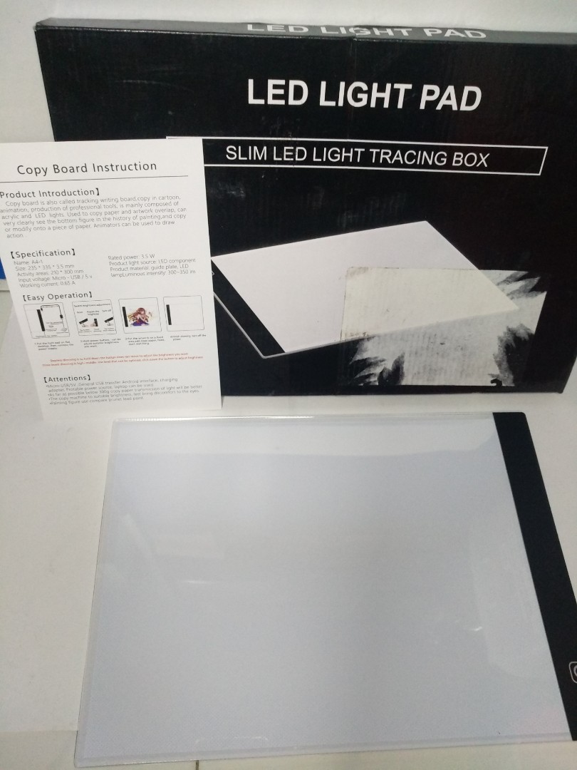 Slim LED Light Tracing Box, Hobbies & Toys, Stationery & Craft, Craft ...