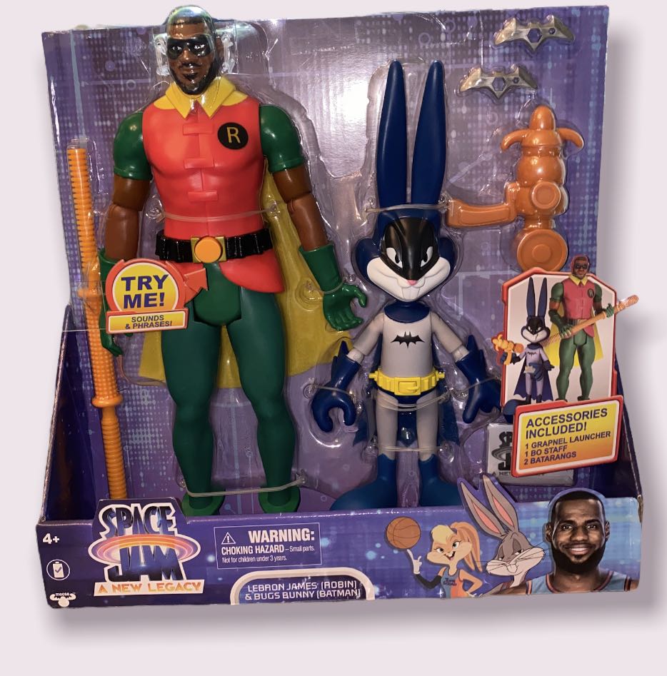 Space Jam: A New Legacy - Dynamic Duo - 12" Lebron James (Robin) & 9 ...