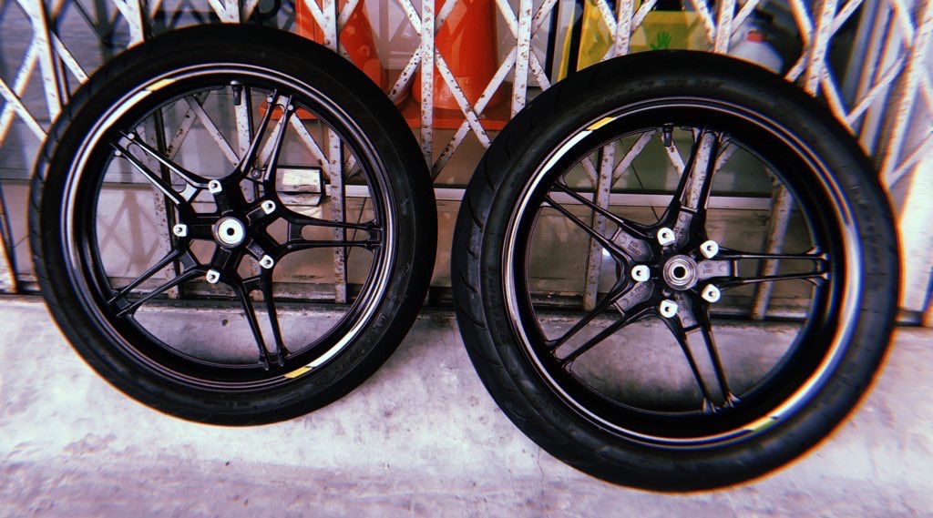 Sport Rim Yamaha Y16 sekali tayar baru pakai 2 bulan lebih, Everything ...