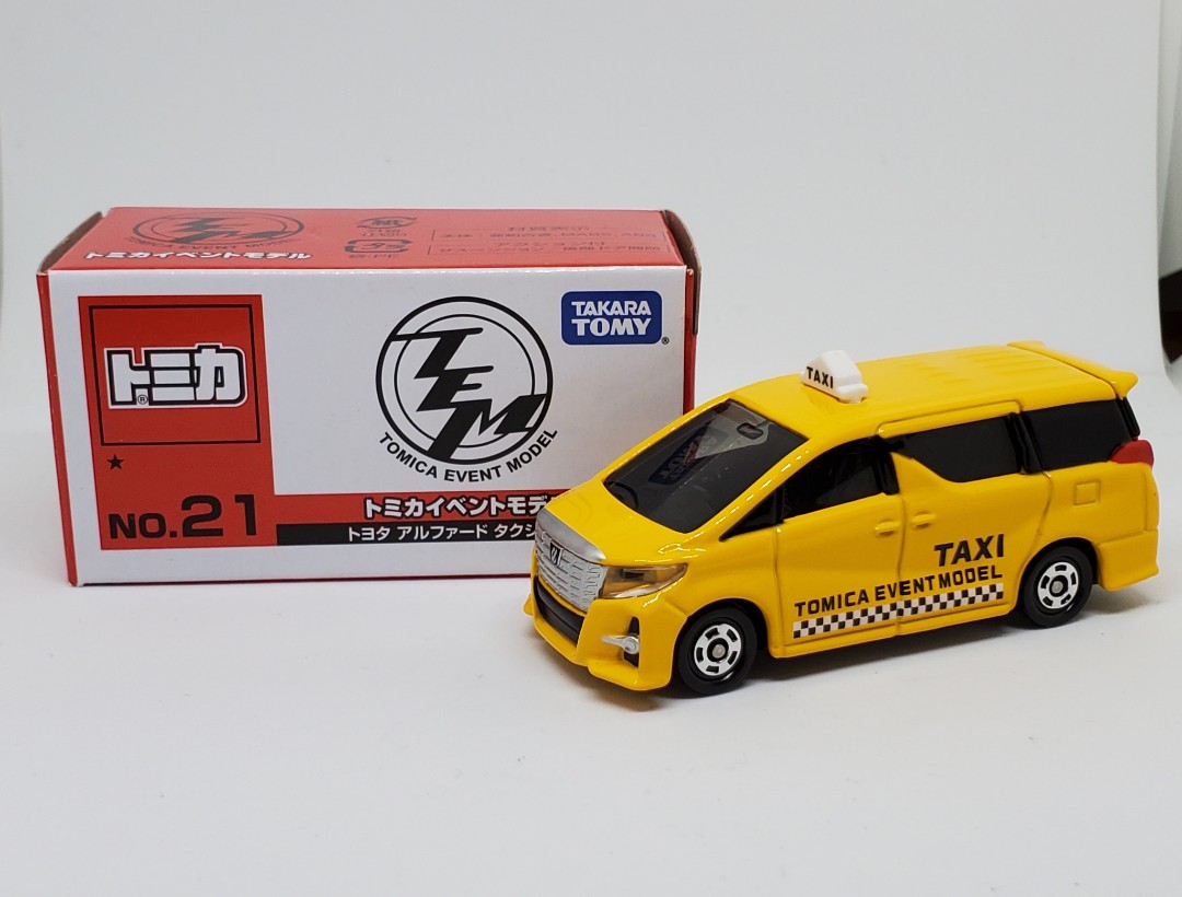 Takara Tomy Tomica Tomica Event Model TEM No.21 Toyota Alphard Taxi 12, 興趣及遊戲, 玩具 & 遊戲類 - Carousell