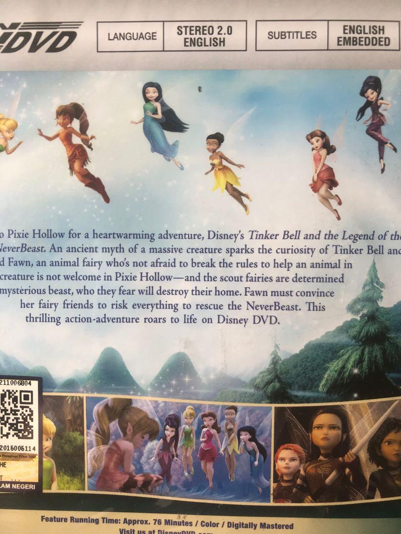 TINKERBELL DISNEY DVD, Hobbies & Toys, Music & Media, CDs & DVDs on ...