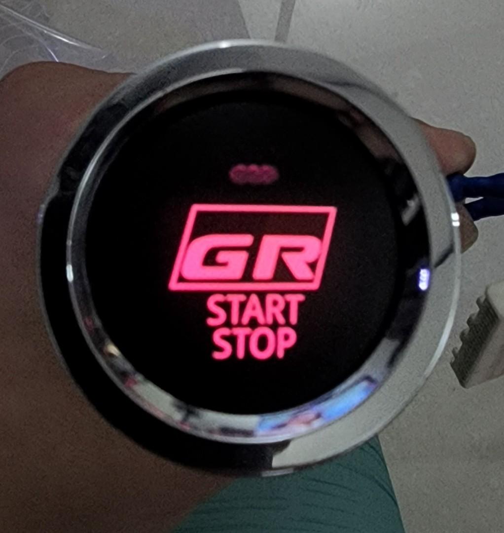 Toyota Estima ACR50 push start button GR & TRD, Car Accessories ...