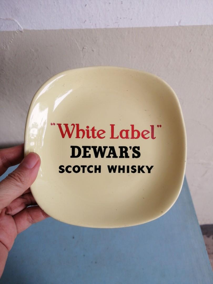 Vintage White Label Dewar's Scotch Whisky Jugs and Plates, Hobbies ...