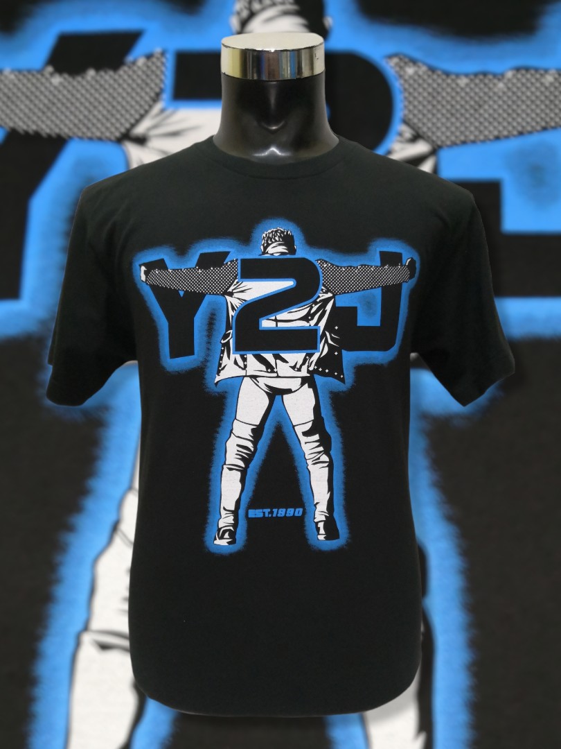 Wwe y2j, Men's Fashion, Tops & Sets, Tshirts & Polo Shirts on Carousell