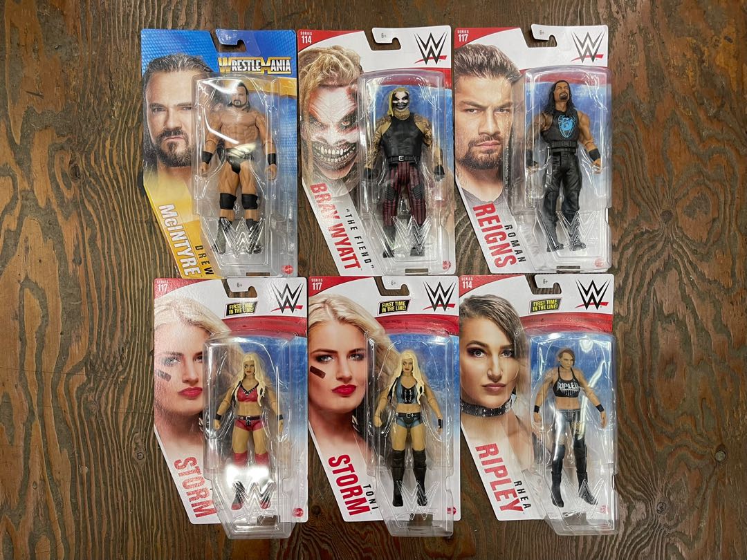 WWE Mattel Basic Figures, Hobbies & Toys, Toys & Games on Carousell