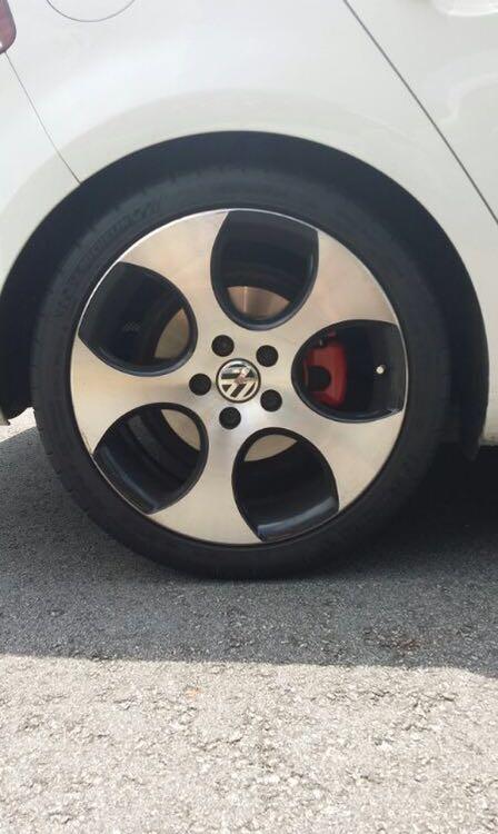 18” 5x112 MK6 Volkswagen Detroit rims for GTI, Car Accessories, Tyres ...
