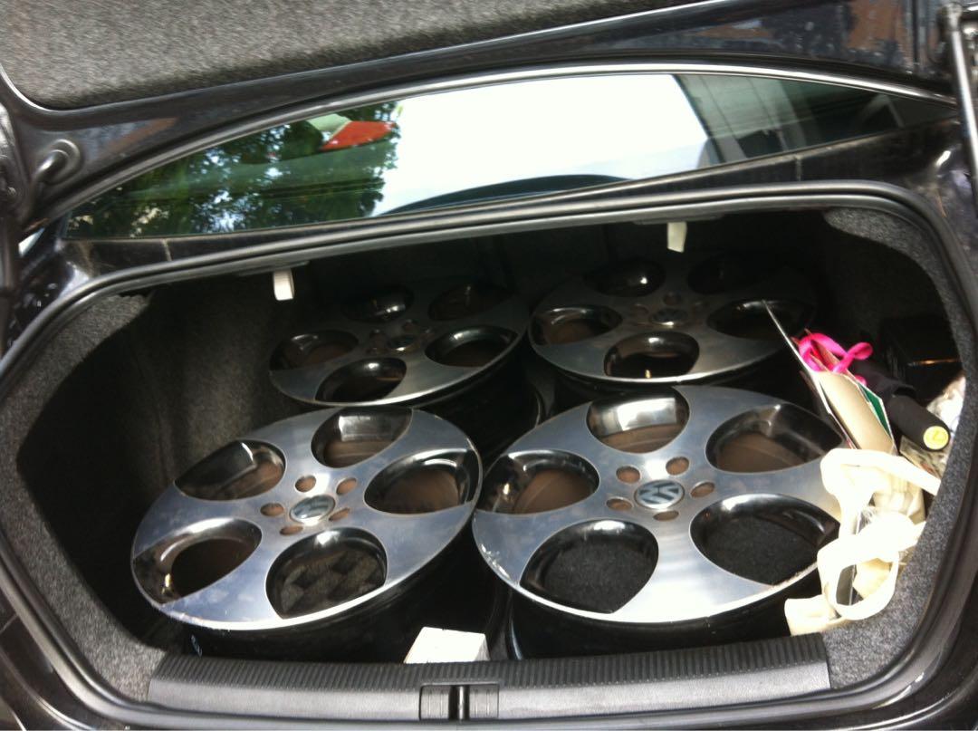 18” 5x112 MK6 Volkswagen Detroit rims for GTI, Car Accessories, Tyres ...